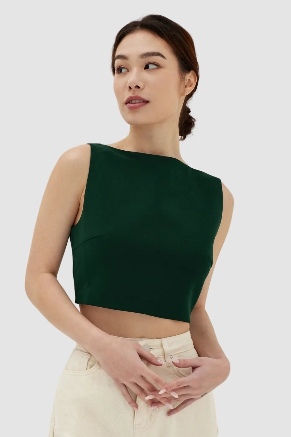 Kiev Dark Green Top – styched.ae